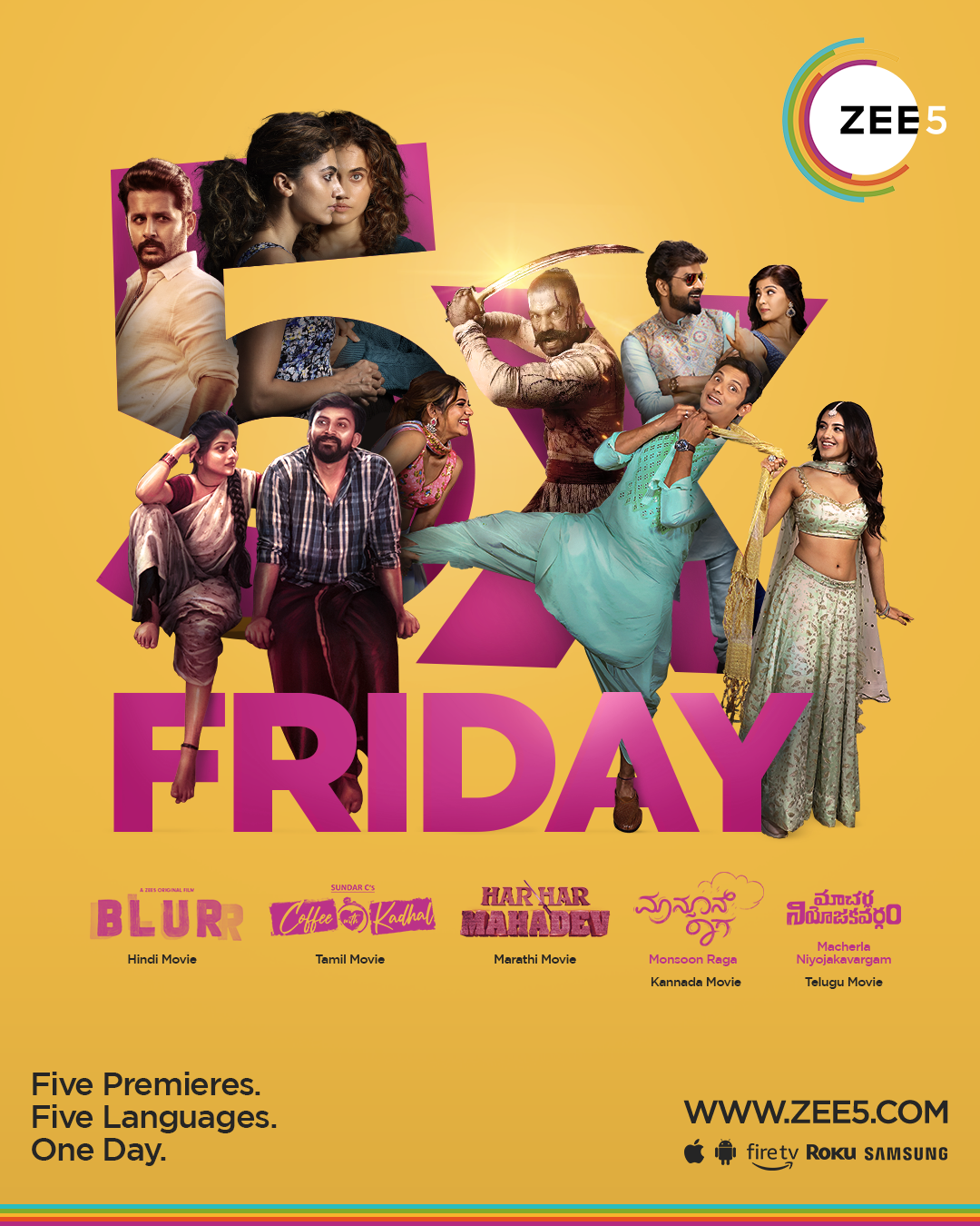 ZEE5 Global has a treat for movie-lovers with 5X Friday! - Filmfare ...