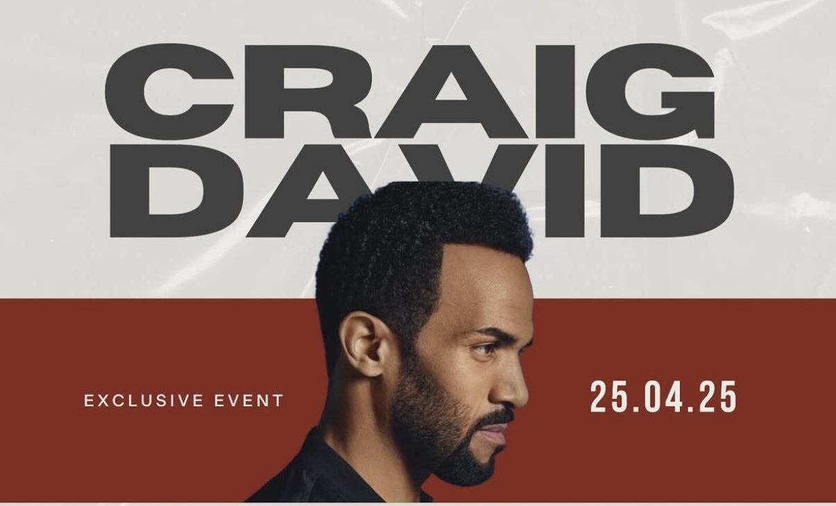 Craig David set to wow Dubai this Friday! - Filmfare Middle East ...