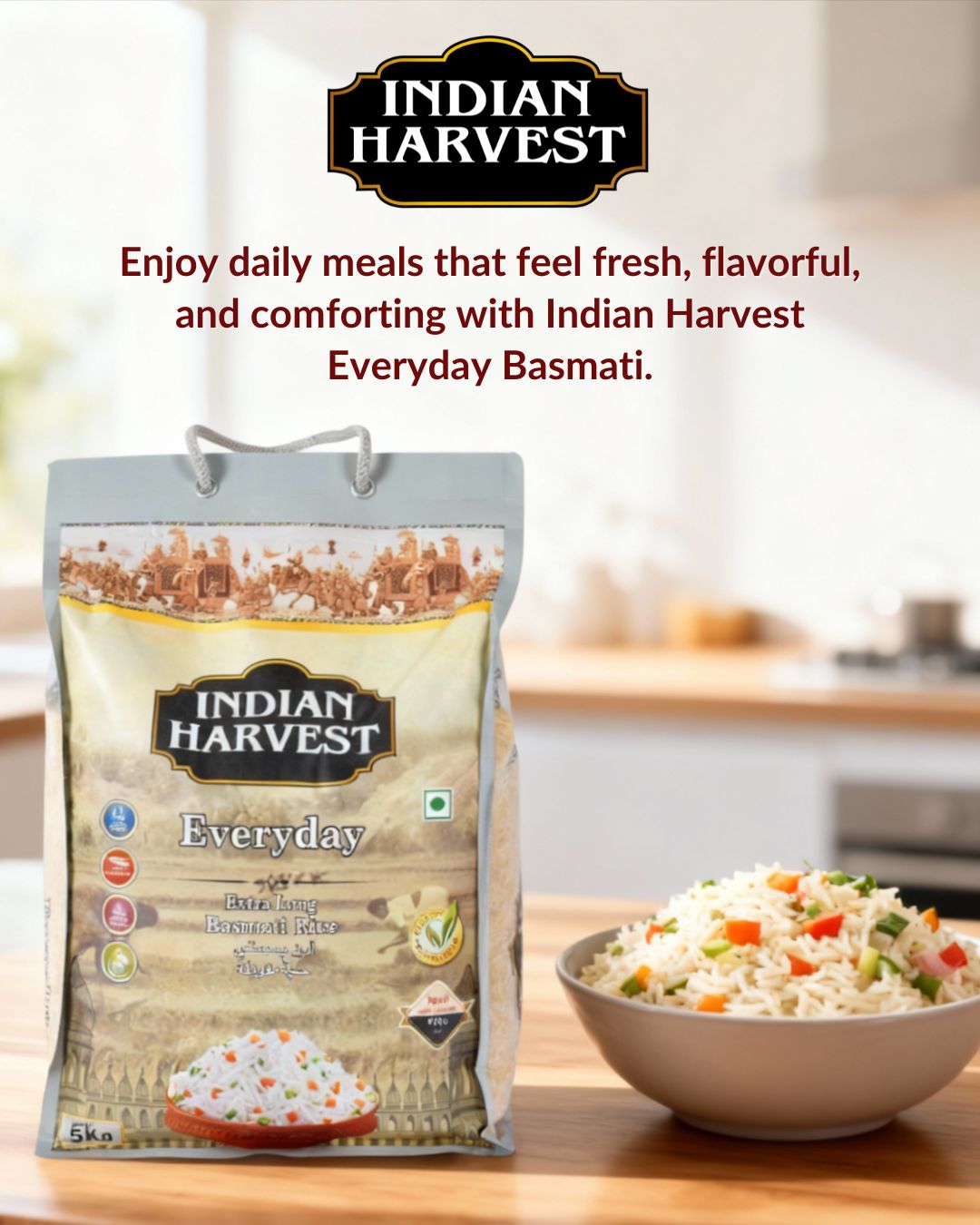 Indian Harvest Everyday Basmati Rice: A Daily Essential for Every ...
